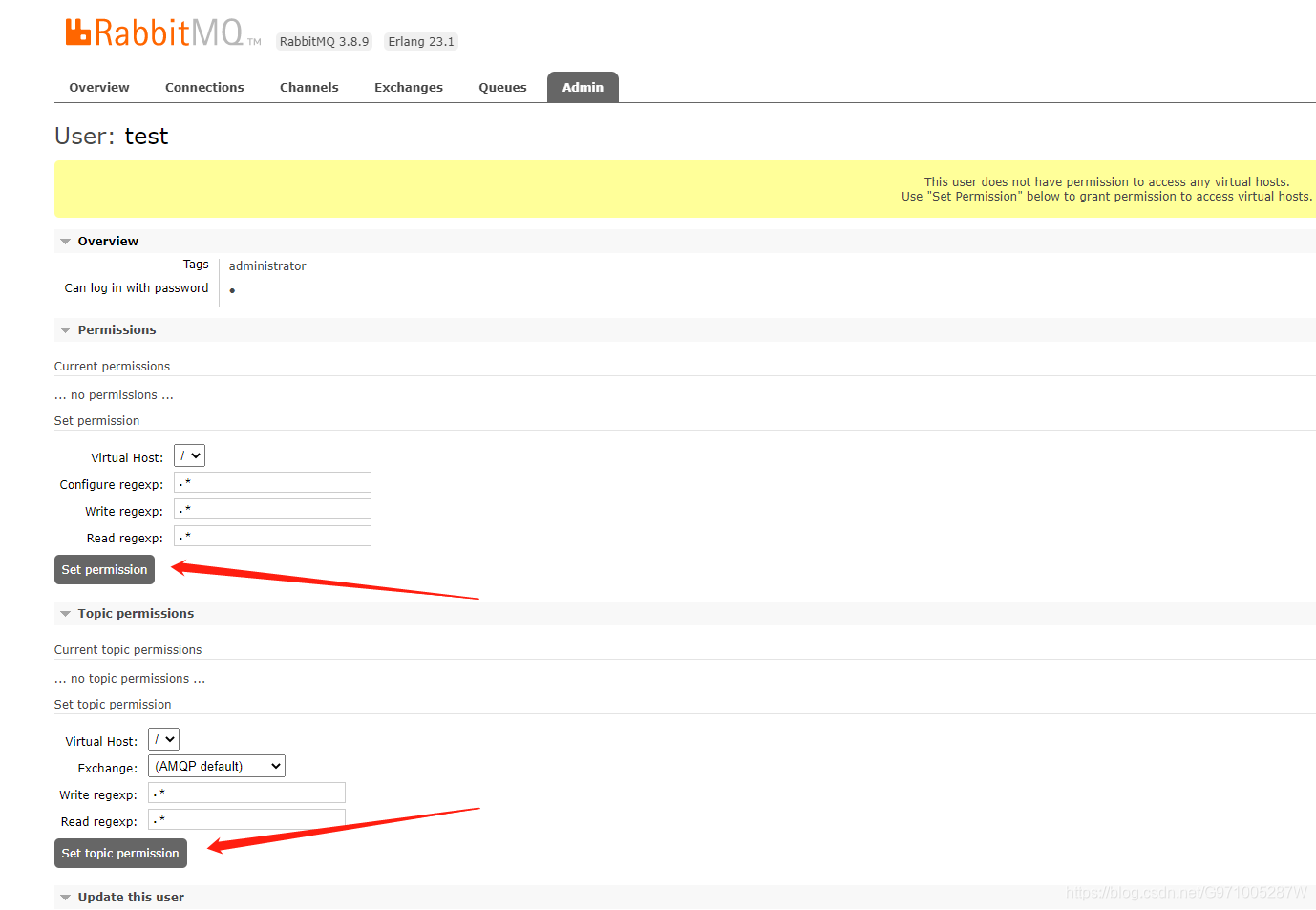 【问题整理】RabbitMQ 问题整理 / 安装 / 启动 / 使用 等_management api returned status code 405 --CSDN博客