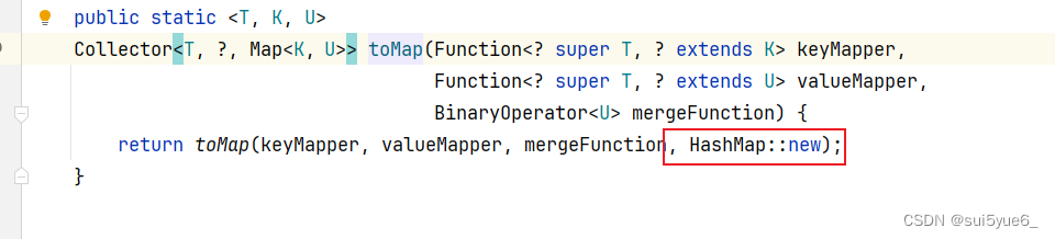 使用lambda表达式Collectors.toMap 遇到的报错,带有源码分析_collectors.tomap报错-CSDN博客