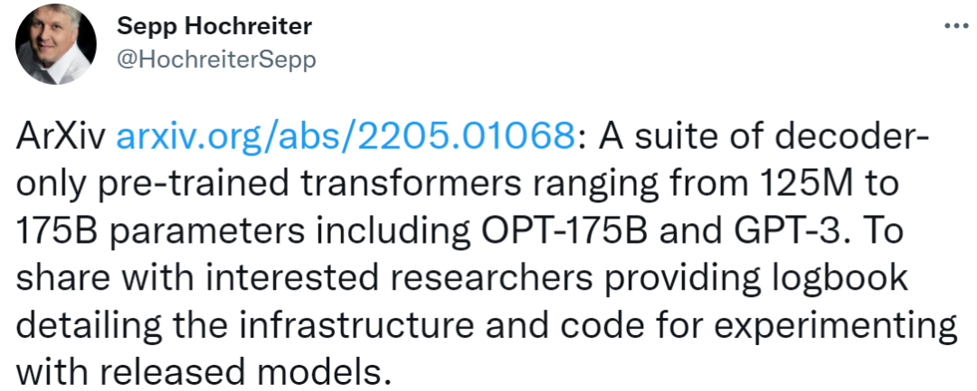 重磅！Meta AI开源OPT-175B：1750亿参数大模型-CSDN博客