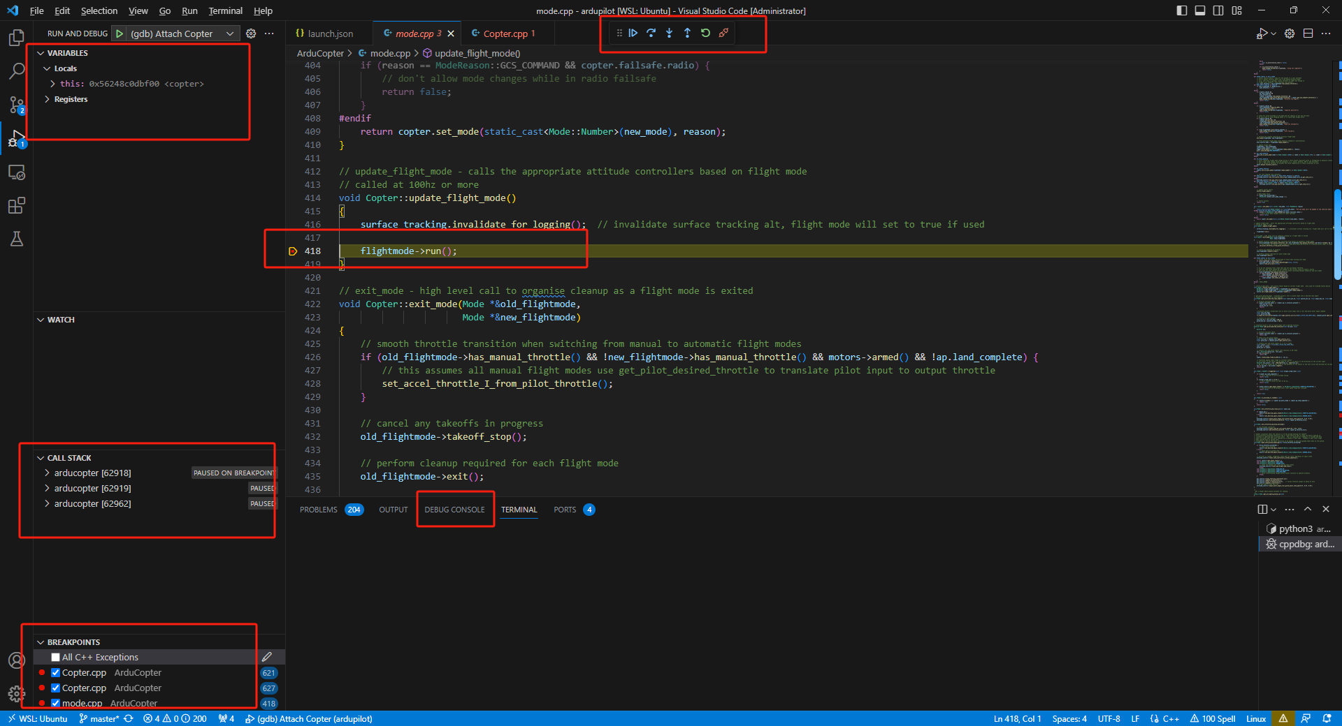 ardupilot开发 --- gdb 篇_ardupilot 设置 vscode debug-CSDN博客