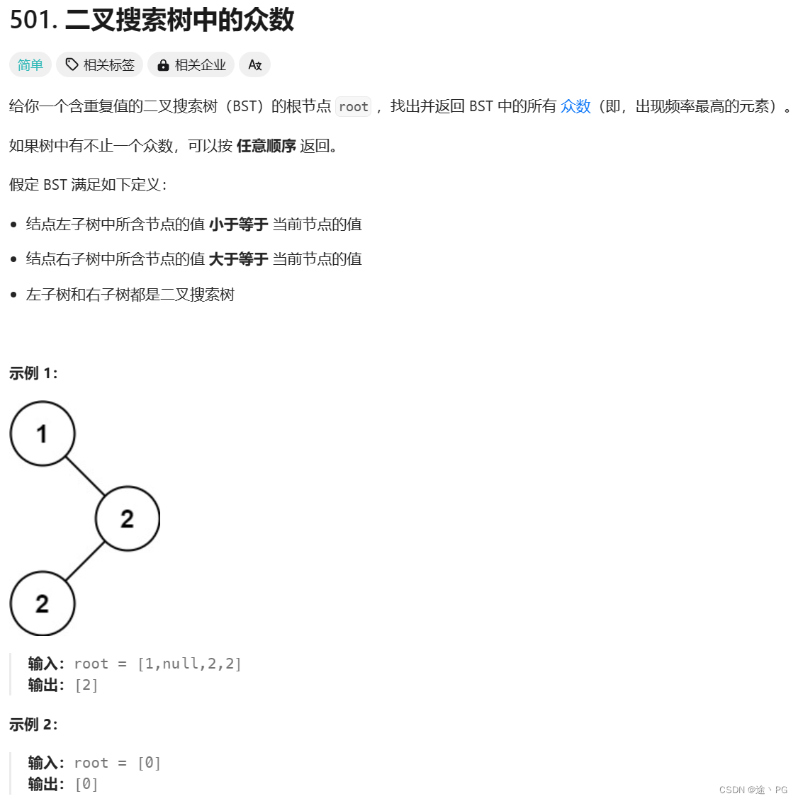 代码随想录day26（2）二叉树：二叉搜索树中的众数（leetcode501）-CSDN博客