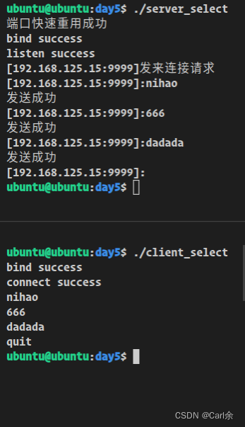 TCP传输中的IO多路复用：select与poll在服务器与客户端实现-CSDN博客