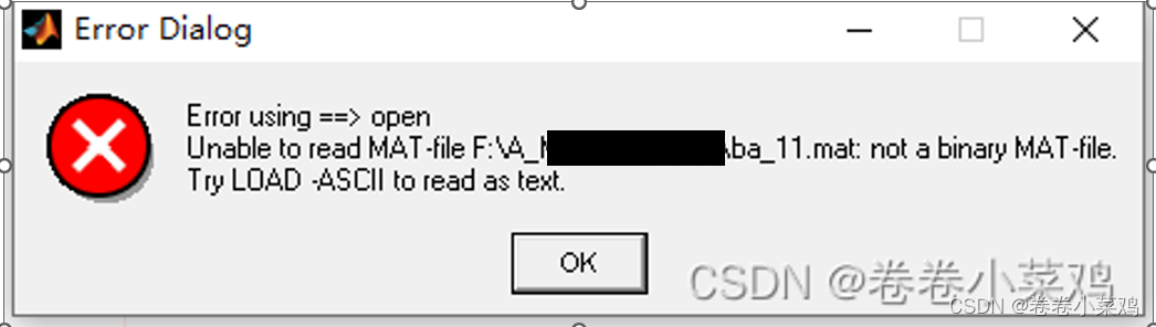 matlab 18保存的mat数据，MATLAB7打不开_.mat文件无法加载 matlab-CSDN博客