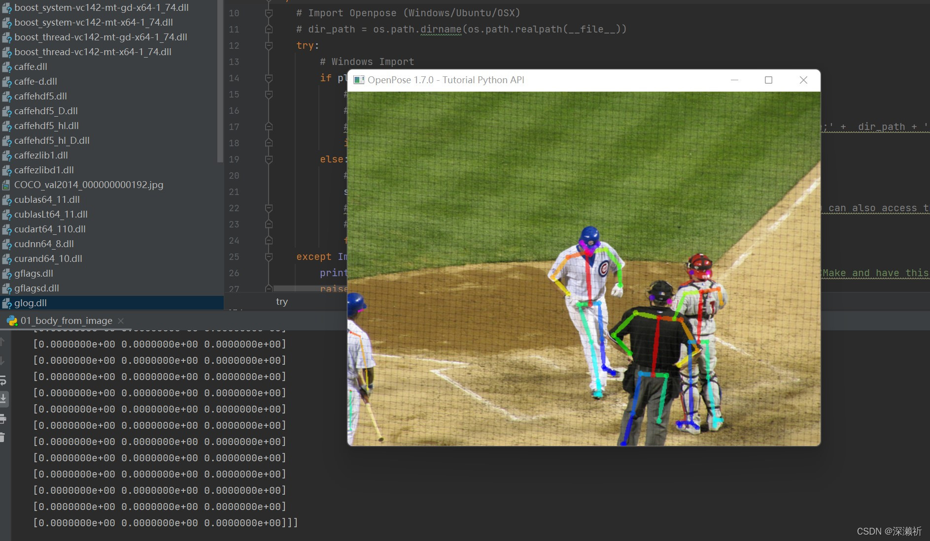 windows11下编译openpose并通过pyCharm调用_openpose pythonwin11-CSDN博客