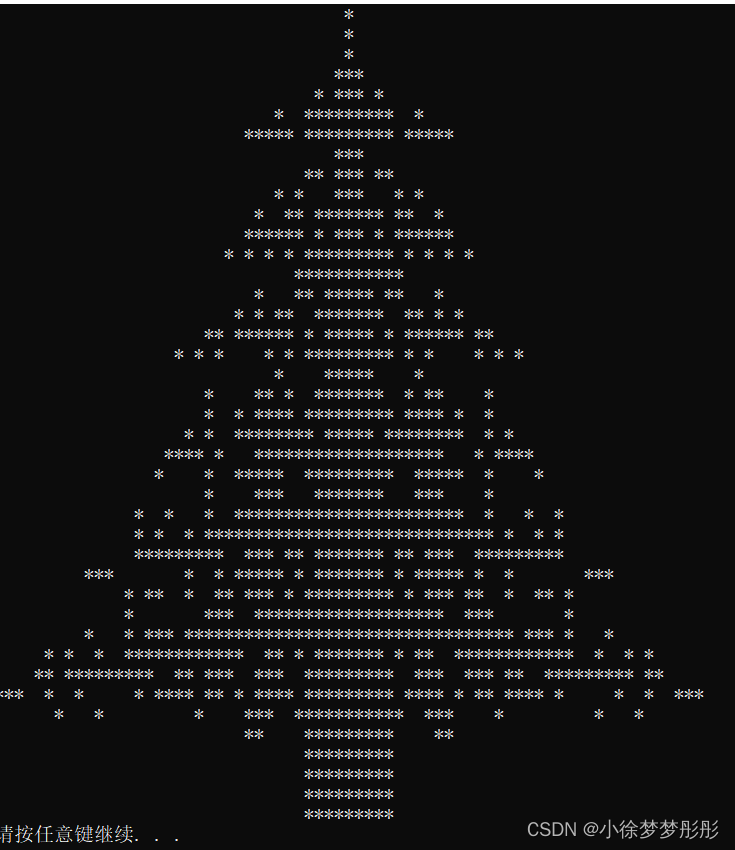 C++绘制圣诞树算法-CSDN博客
