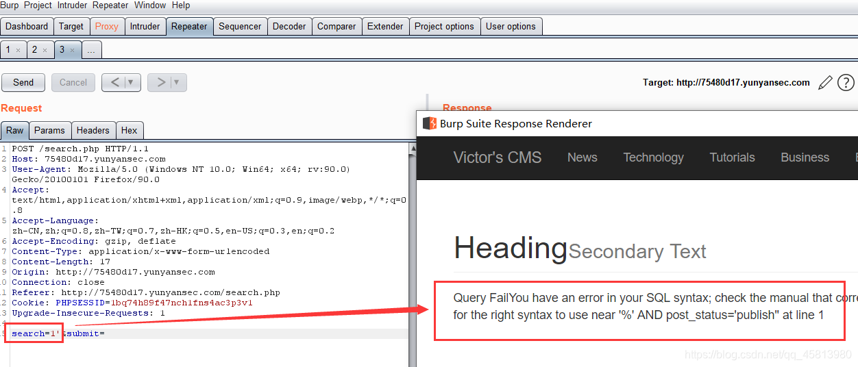 Victor CMS 未授权sql注入（CVE-2020-29280）-CSDN博客