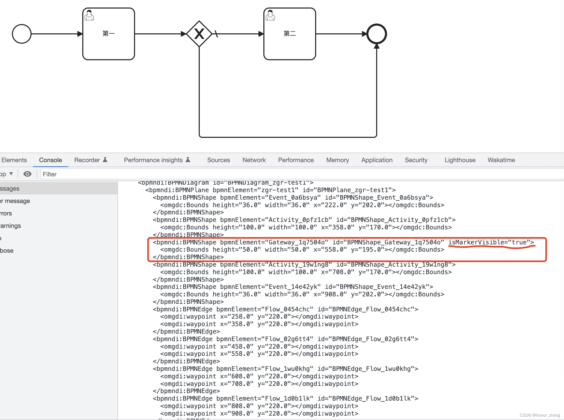 bpmn-js显示Flowable的BpmnModel转换为xml文档的流程图排他网关丢失中间“X”_bpmn.js flowable-CSDN博客