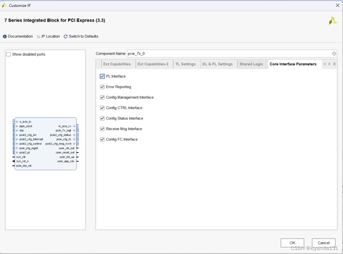 7 Series FPGAs Integrated Block for PCI Express IP核 Advanced模式配置详解（三）_enable lane reversal-CSDN博客