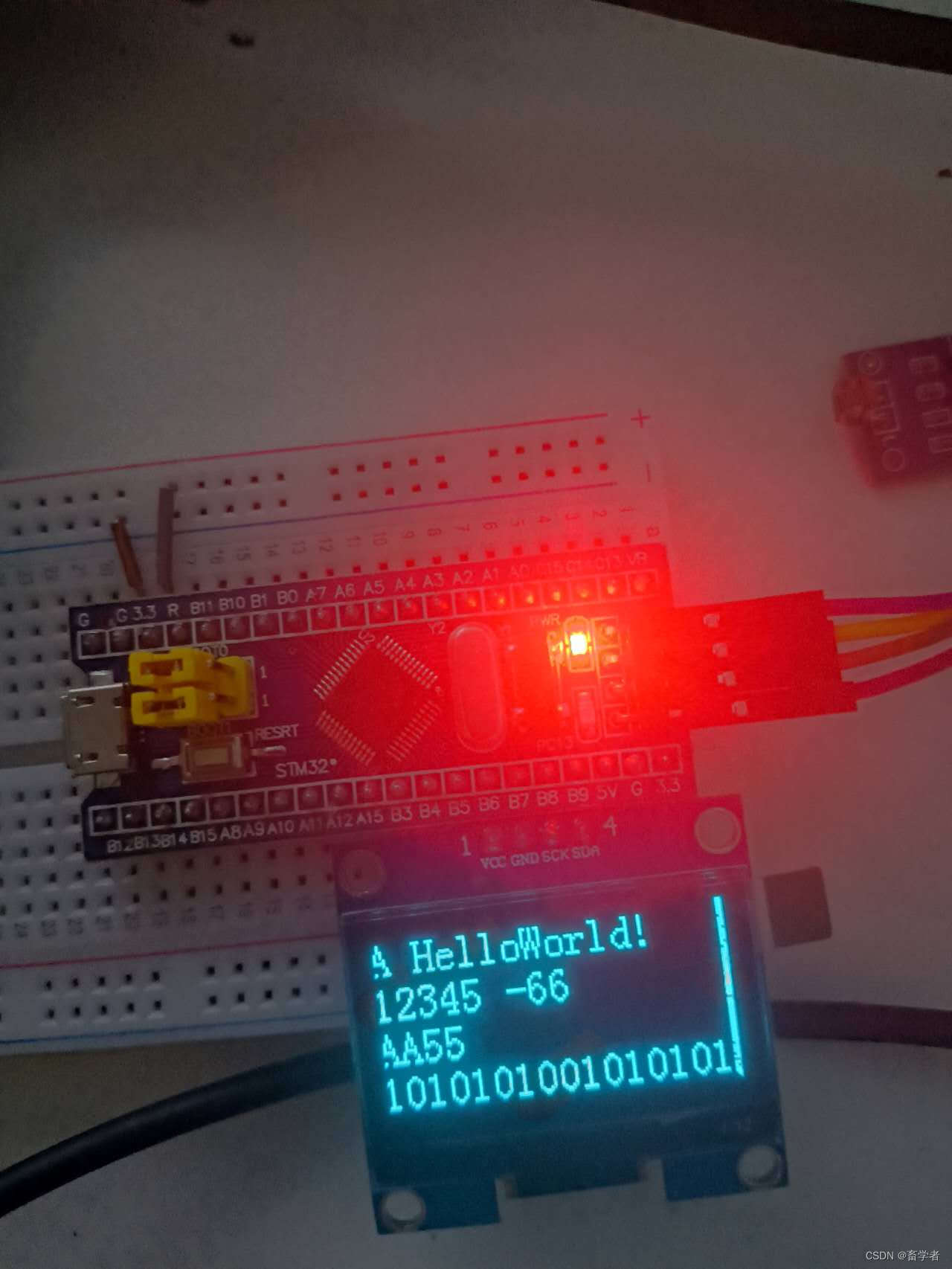 基于stm32f103c8t6 1.3寸OLED屏幕显示驱动 I2C（江科大程序修改）_stm32f103c8t6 oled驱动程序移植-CSDN博客