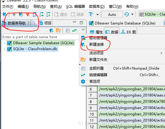 使用Dbeaver查看.db文件_Wwwwww0608-GitCode 开源社区