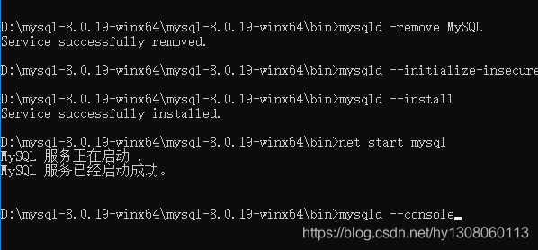 mysql 安装后 报错 MySQL 服务正在启动 . MySQL 服务无法启动。_mysql服务已启动 runtimeerror:target host is configured -CSDN博客