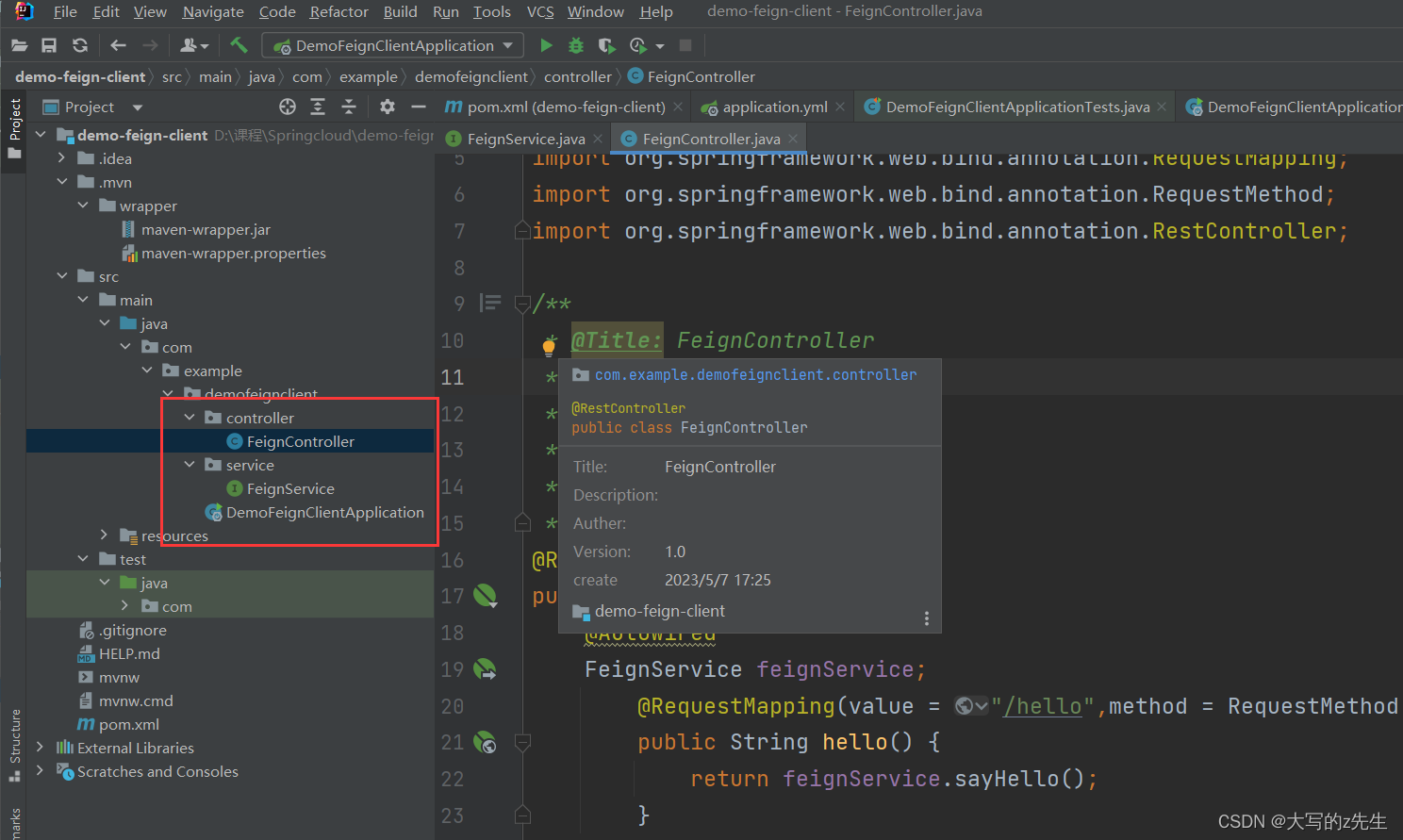 【SpringCloud微服务笔记09】声明式服务调用客户端Feign_feign服务端和客户端-CSDN博客