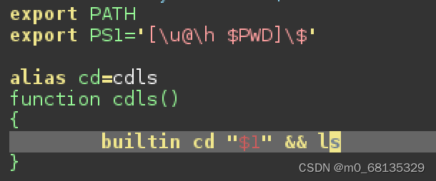 linux 设置.bashrc cd后直接显示文件和目录_bashrc cd后显示目录所有文件-CSDN博客