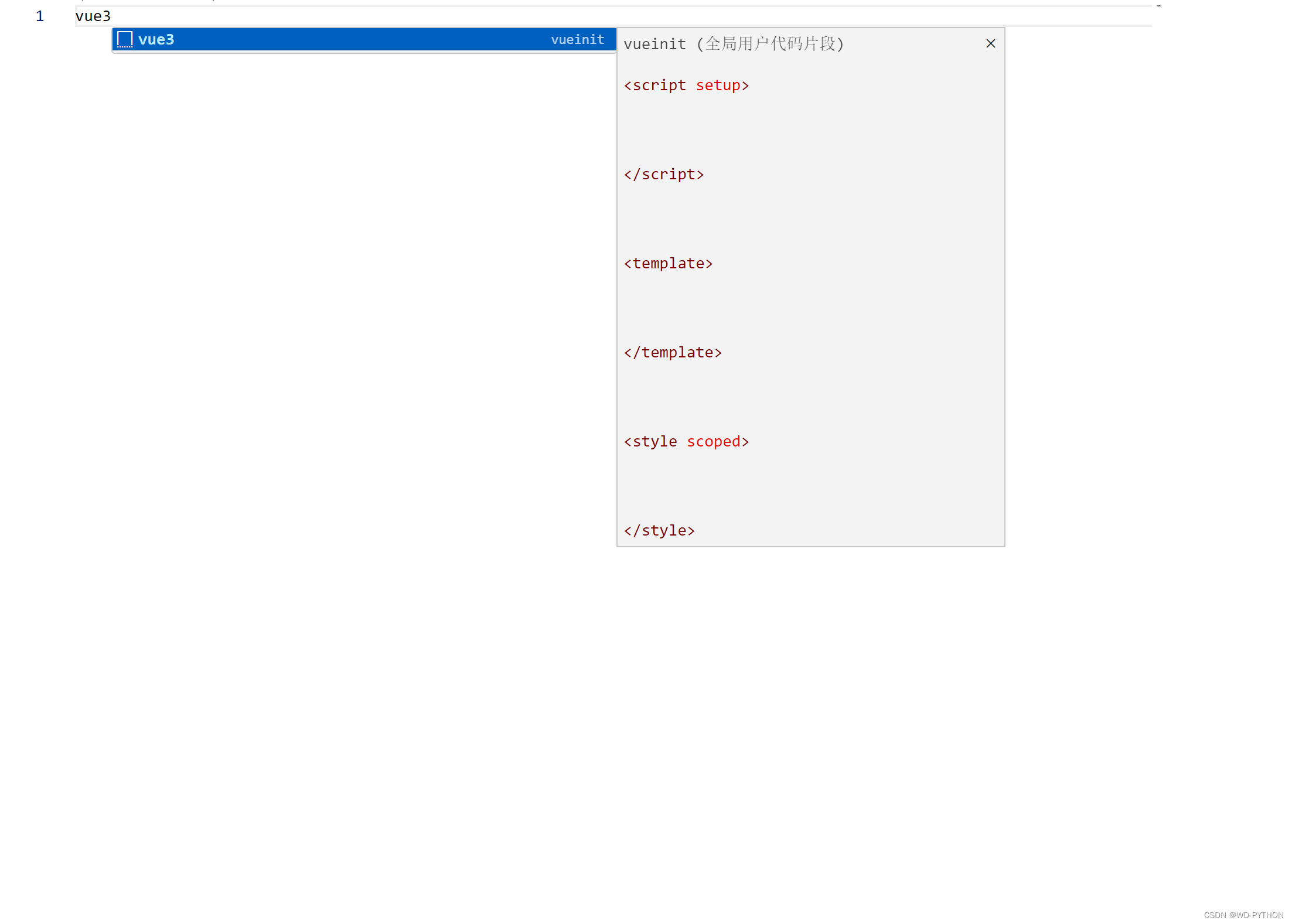 vue、Visual Studio Code、snippets(自定义代码块配置)_vue 3 snippets for visual studio code-CSDN博客