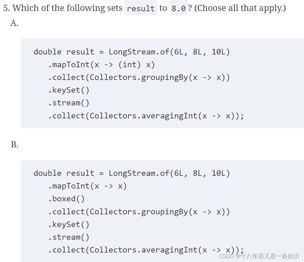 OCP Java17 SE Developers 复习题10-CSDN博客