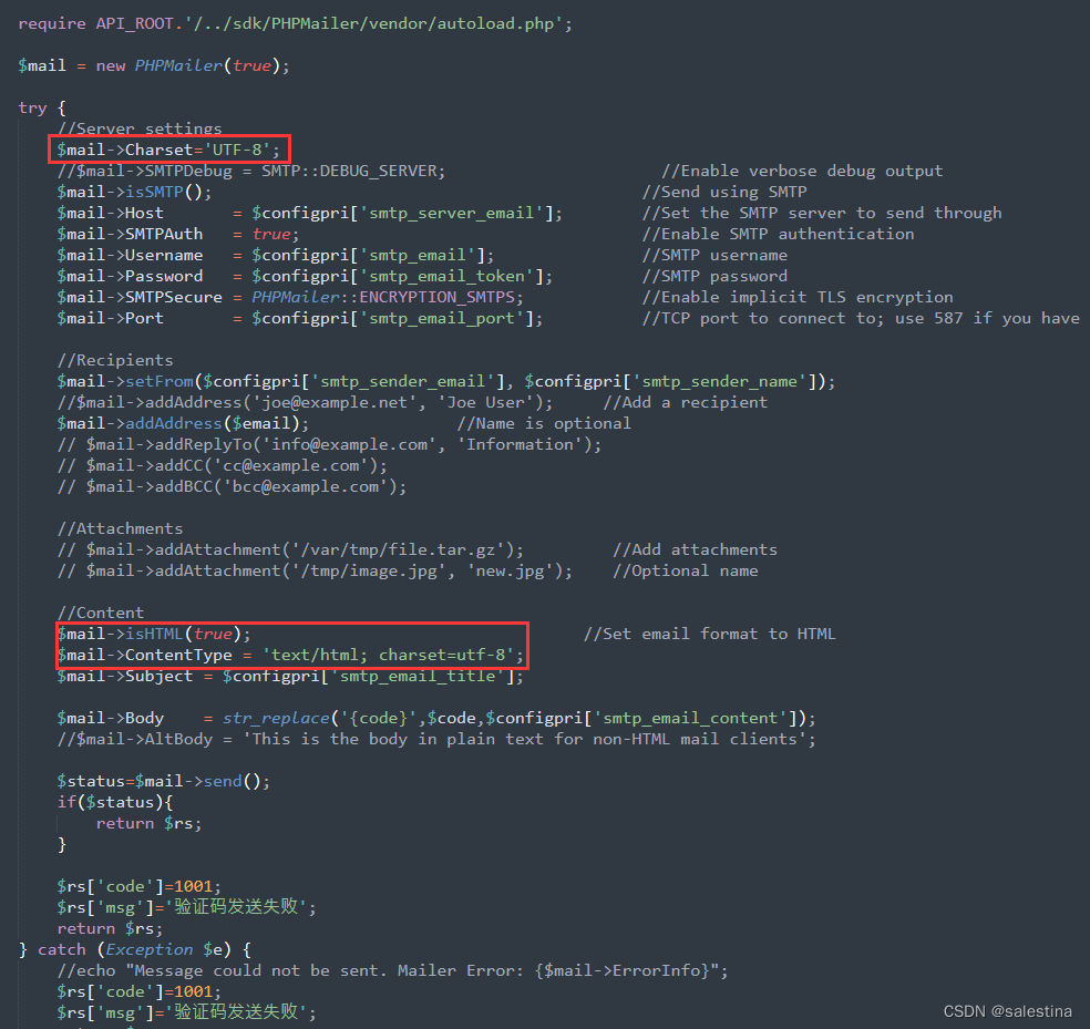 PHPMailer发送的中文内容乱码如何解决_phpmailer 乱码-CSDN博客