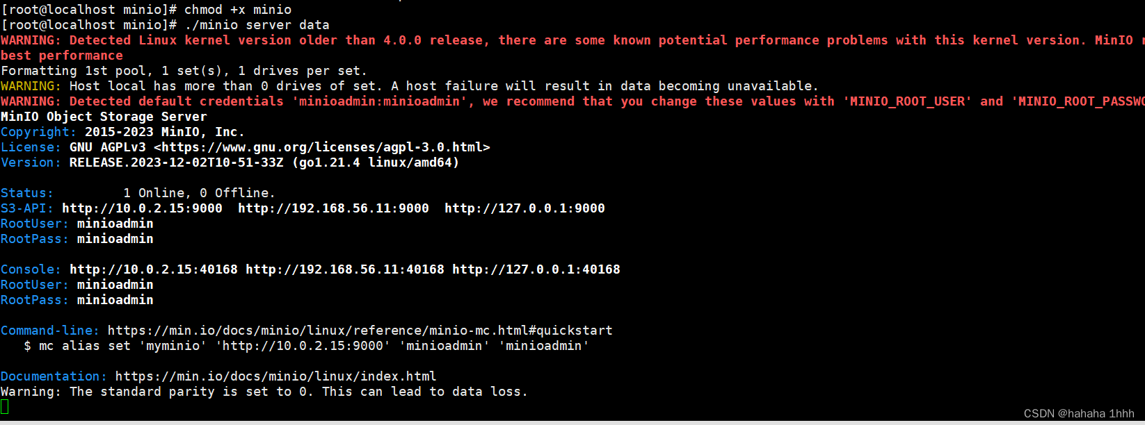 centos7安装minio_centos7 minio安装-CSDN博客