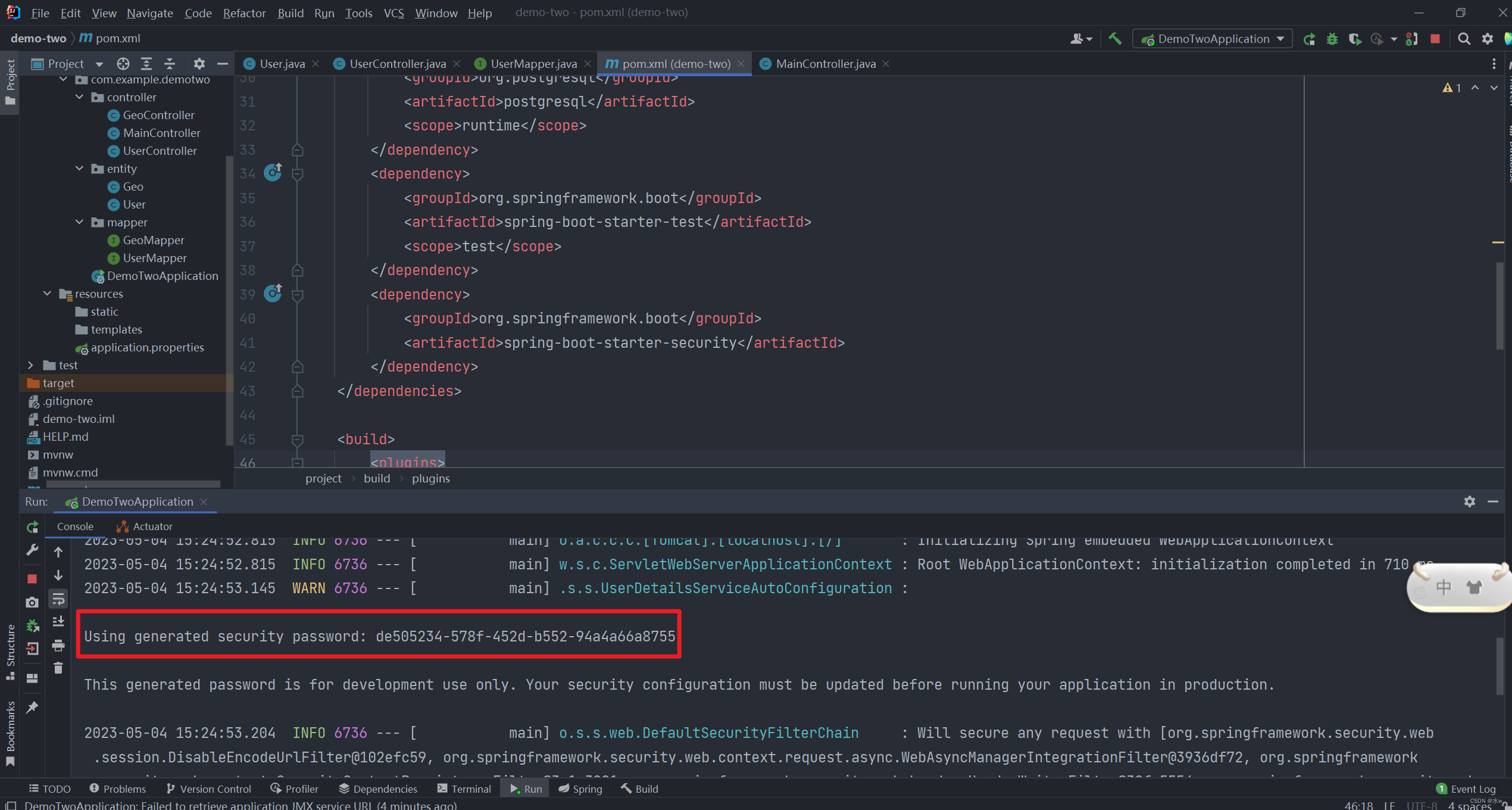 【IDEA Sprintboot】简单入门：整合SpringSecurity依赖、整合Thymeleaf框架_idea中thymeleaf依赖-CSDN博客