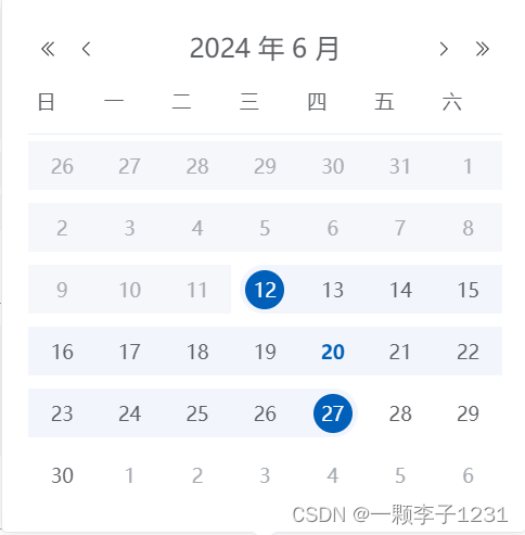vue3+ts封装一个el-date-picker，type为daterange时，可选时间范围为一个月_ts+date-picker-week-range-CSDN博客