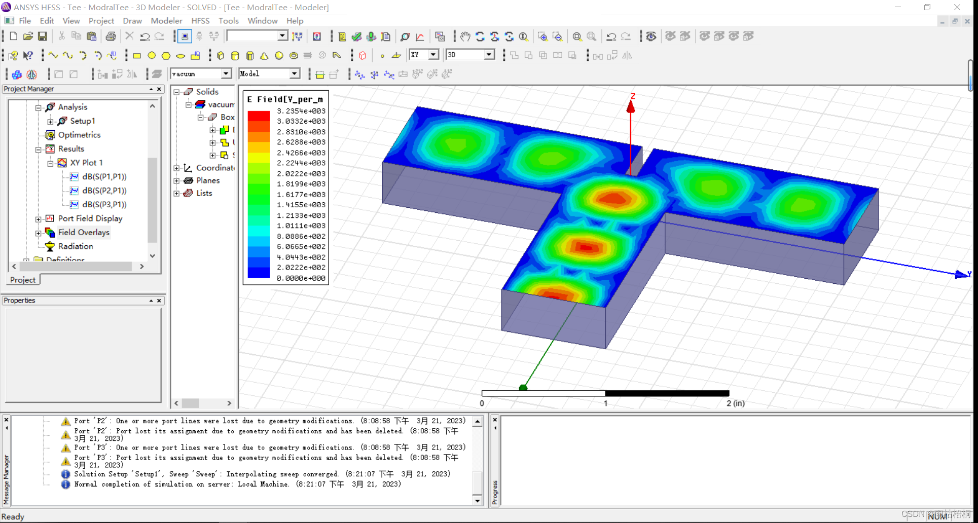 李明洋HFSS教程---T型波导内场分析和优化_hfss波导探针-CSDN博客