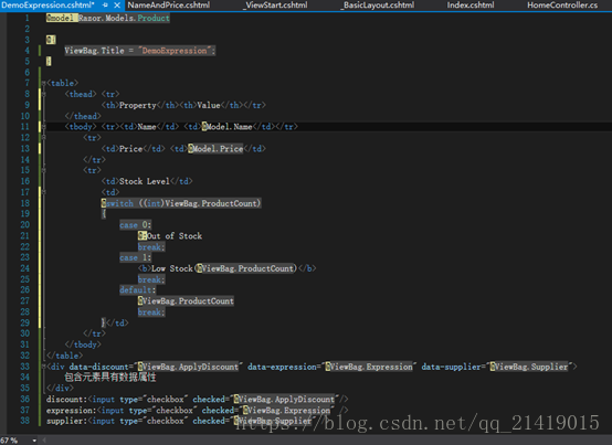 Aspnet Mvc5 入门完整教程六 使用 Razor 表达式razor表达式 Mvc Csdn博客