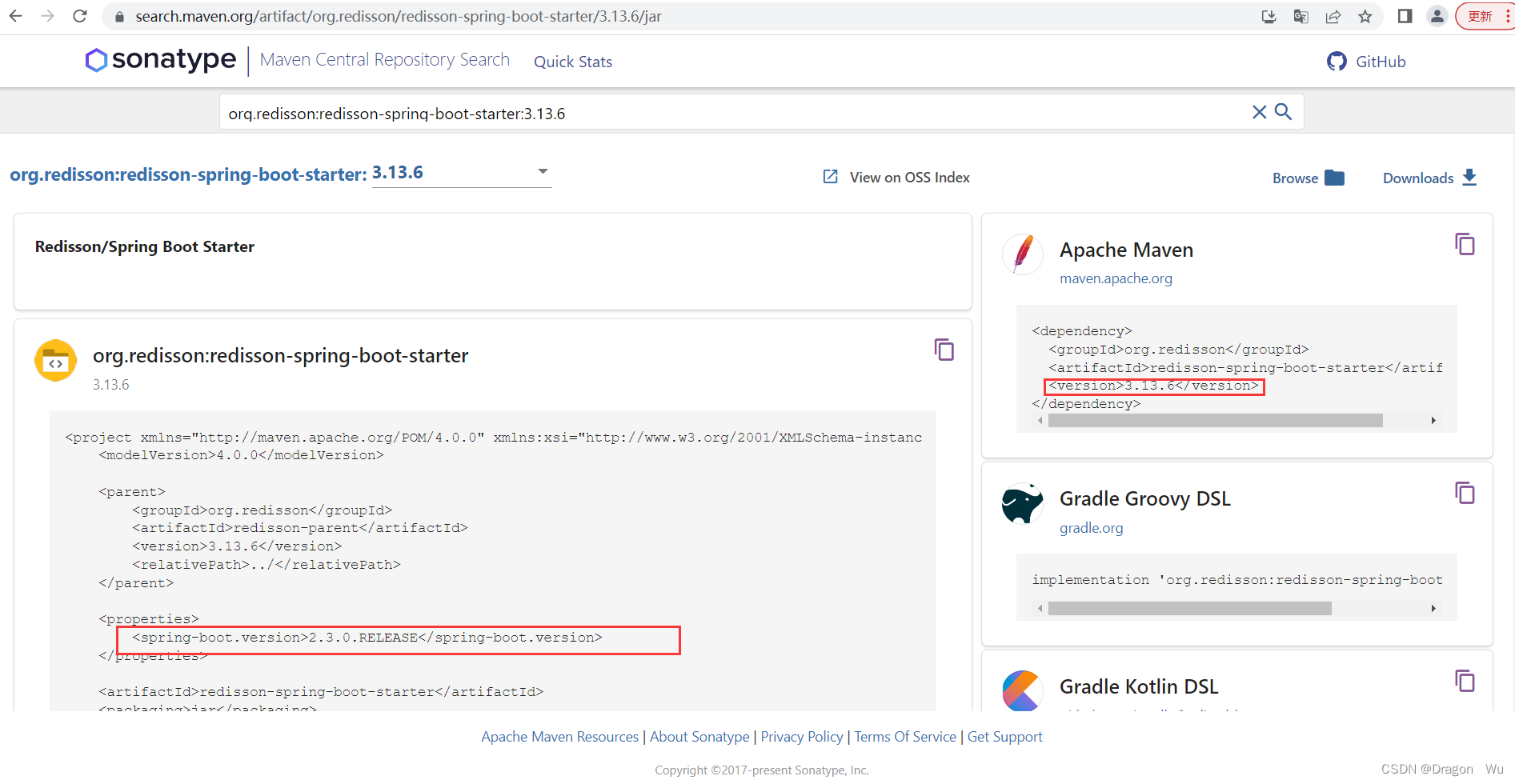 redisson与sping boot版本不兼容的问题-CSDN博客