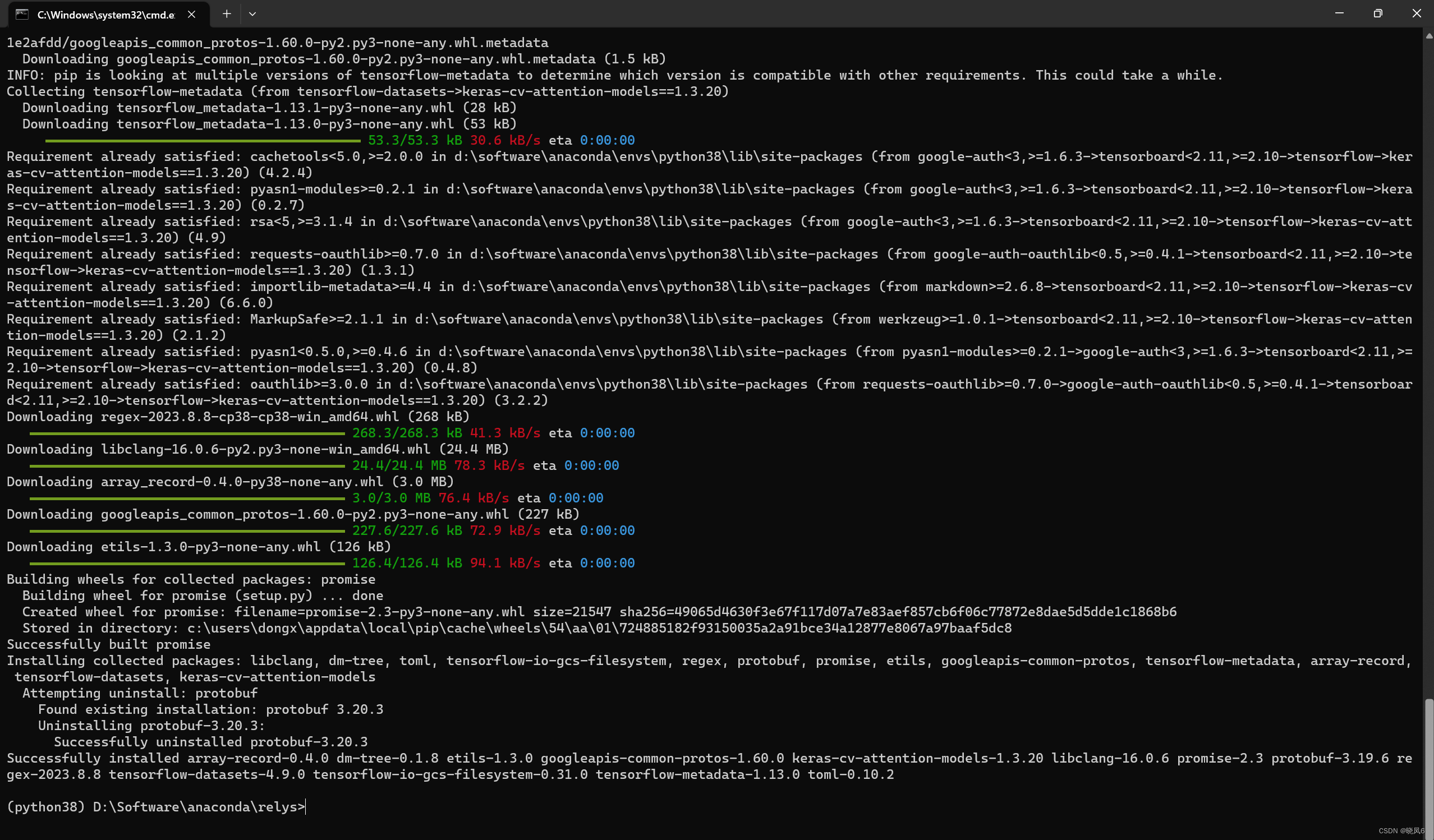 No module named ‘keras_cv_attention_models‘_keras-cv-attention-models-CSDN博客