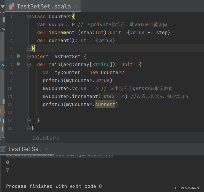 Spark(11)-Scala类-(getter or setter方法)_scala get set方法-CSDN博客