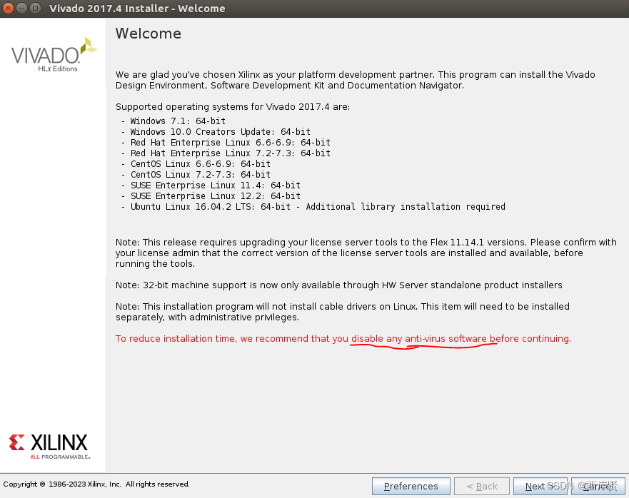 Ubuntu中安装Vivado软件_ubuntu安装vivado-CSDN博客