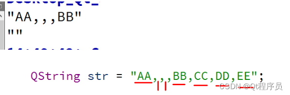 字符串分割QString_qstring section-CSDN博客