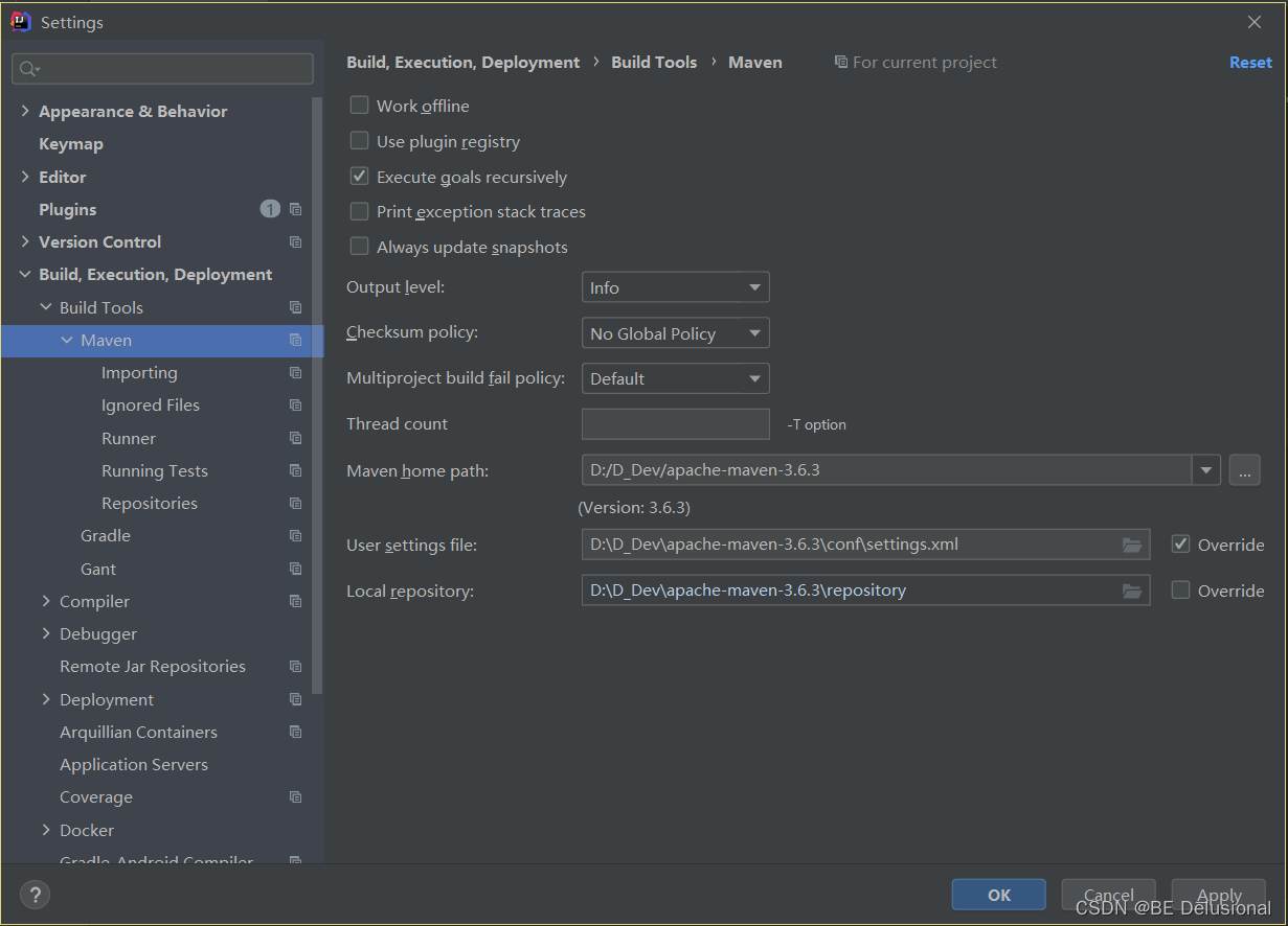 Maven3.6.3安装与配置，IDEA2020.3部署Maven（自用记录）-CSDN博客