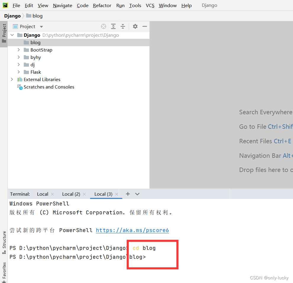 Django项目创建中遇见的问题_为什么我执行python manage.py startapp user没有生成url文件-CSDN博客