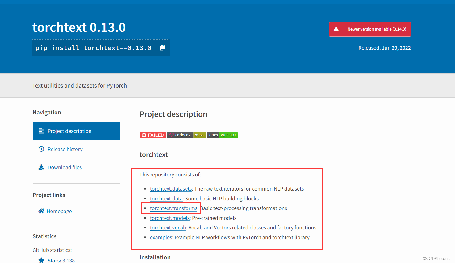 ImportError: cannot import name ‘transforms‘ 不能从torchtext中导入transforms模块_importerror: cannot ...
