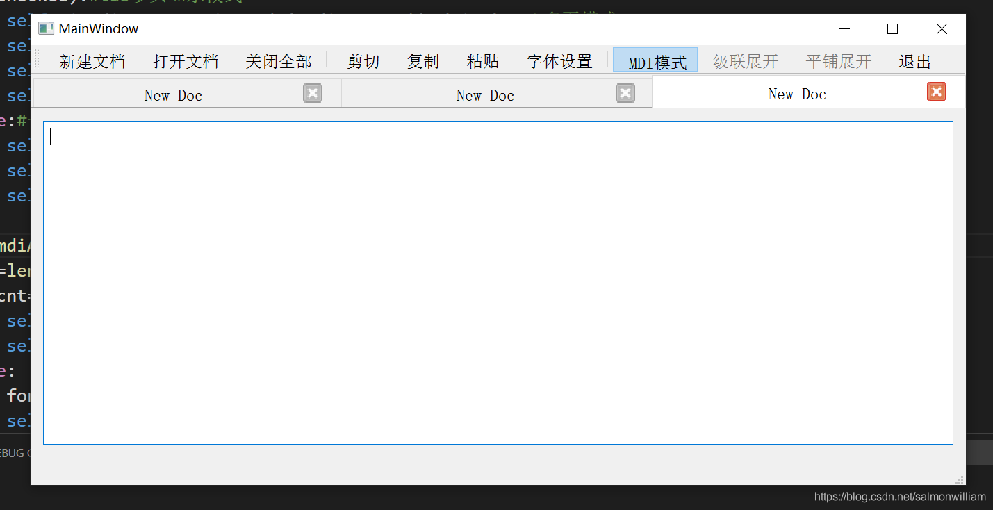 PyQt5 MDI应用实例-CSDN博客