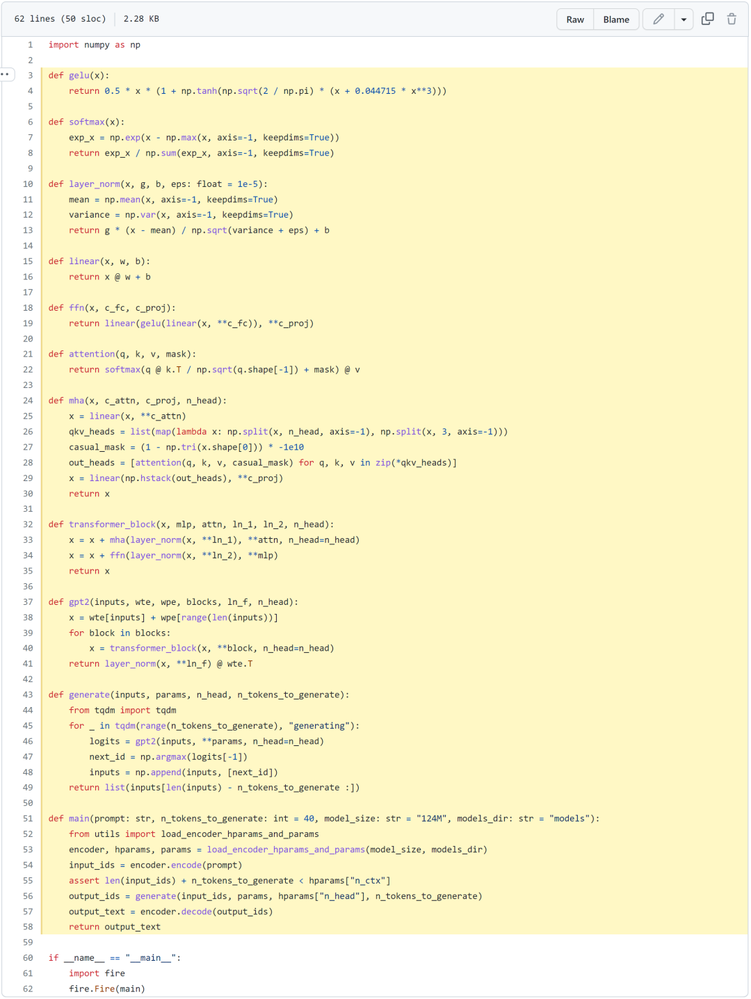 本科生60行代码教你手搓GPT大模型，技术介绍堪比教程_gpt模型训练实例-CSDN博客