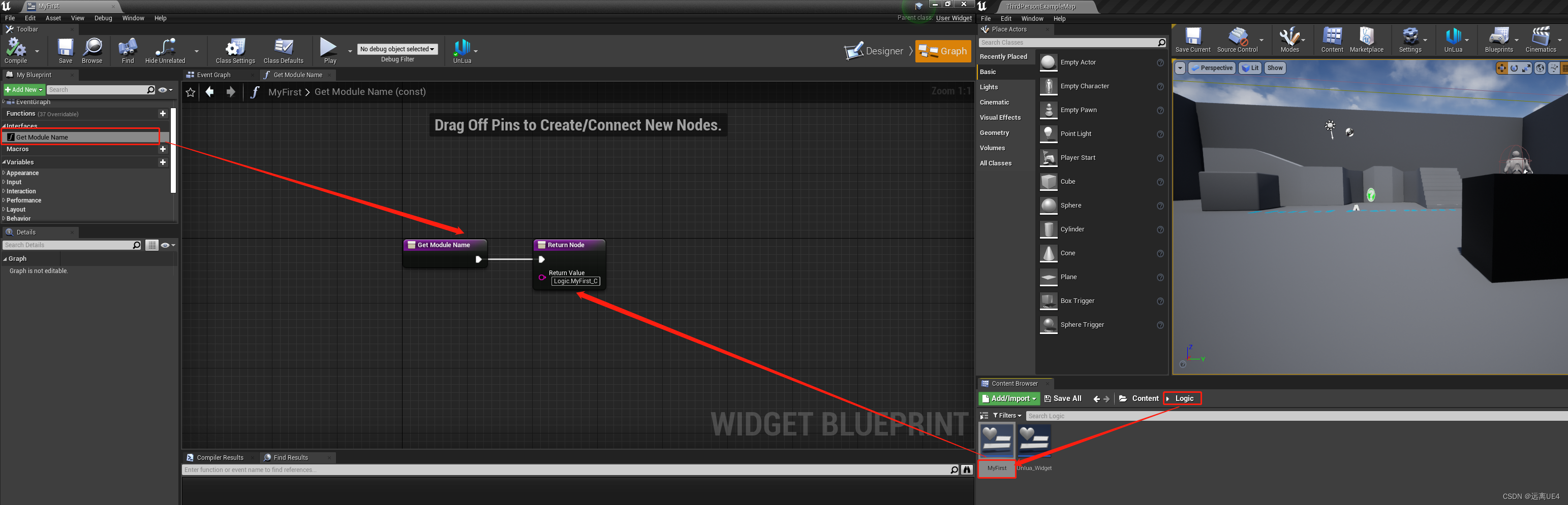 UE4 unlua学习笔记_ue4 如何使用lua-CSDN博客