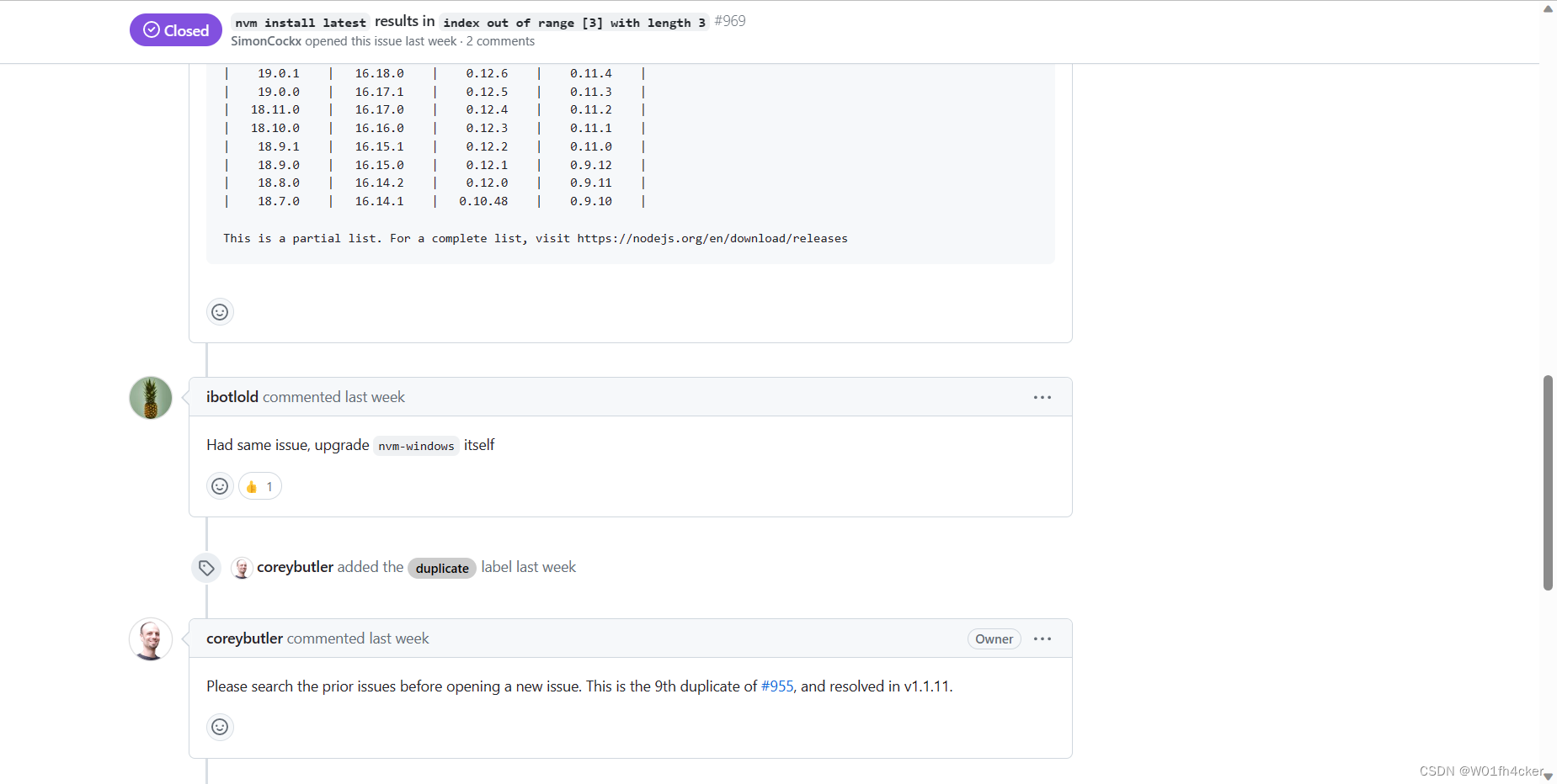 【nvm安装npm出错】panic: runtime error: index out of range [3] with length 3-CSDN博客