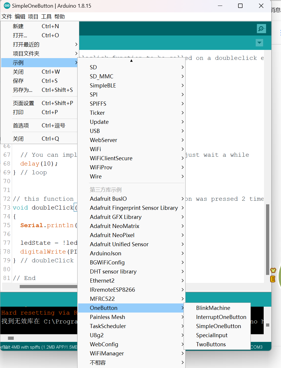 ESP32--第三方库--OneButton-CSDN博客
