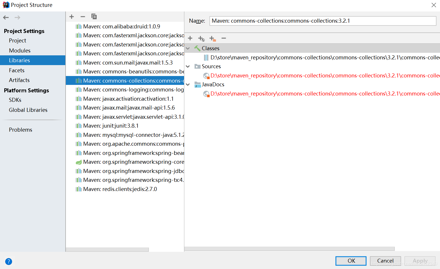 Intellij的maven中,sources和javadocs红色报错解决方法maven中源和javadoc爆红 Csdn博客 3087