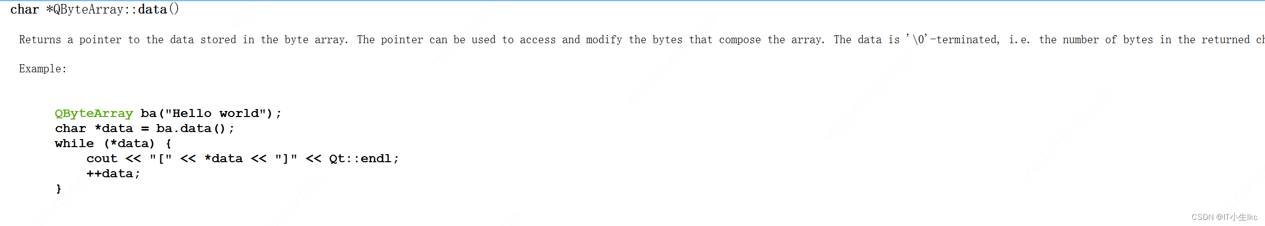 QT char qstring qbytearray互相转换(详解)_char转qbytearray-CSDN博客
