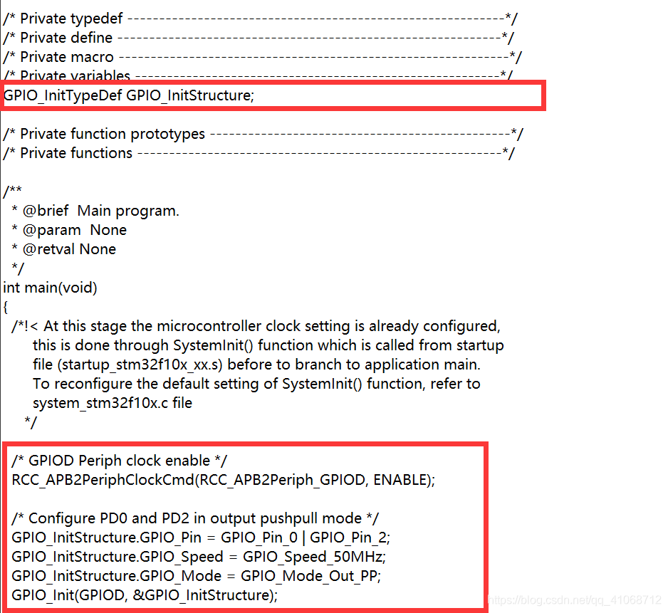 STM32F103复习笔记1：GPIO初始化_iotoggle-CSDN博客