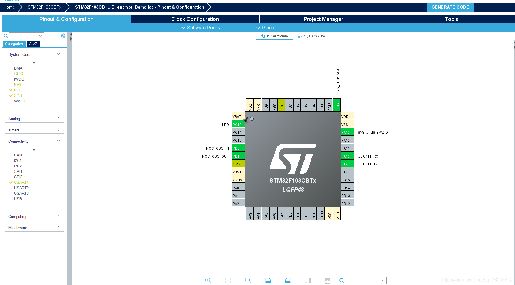 STM32HAL库-读取芯片维一码（UID）加密_stm32使用库进行加密-CSDN博客