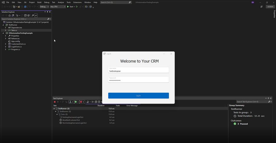 DevExpress WinForms中文教程 - 如何通过UI测试自动化增强应用可靠性？（二）_aeform = aedesktop.findfirst(treescope.children ...
