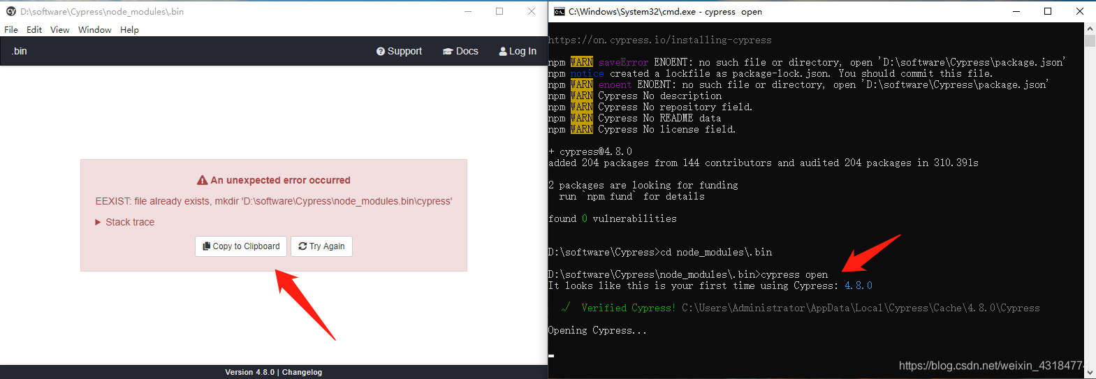 windows环境下通过npm安装Cypress_npm cypress-CSDN博客