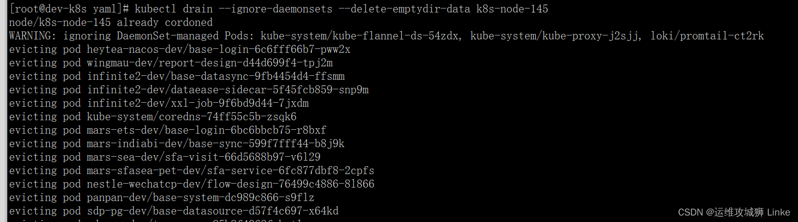 k8s节点pod驱逐、污点标记_禁止pod调度,csdn-CSDN博客