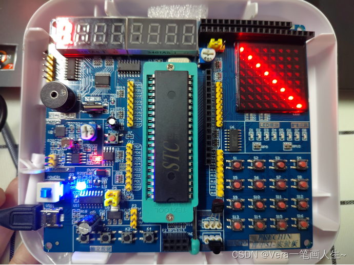 单片机学习笔记---LED点阵屏显示图形&动画_单片机声明p0-CSDN博客