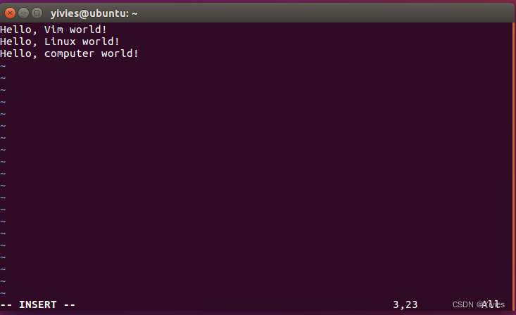 VIM使用教程_evim-CSDN博客