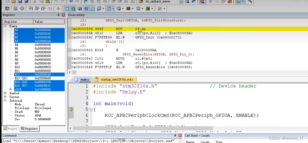 江协科技/江科大-STM32入门教程-8.示例程序（OLED驱动函数）、keil的调试模式_oledshownum函数-CSDN博客