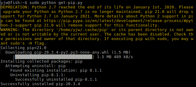 升级pip——报错解决“You should consider upgrading via the ‘pip install --upgrade pip‘ command.”_you ...