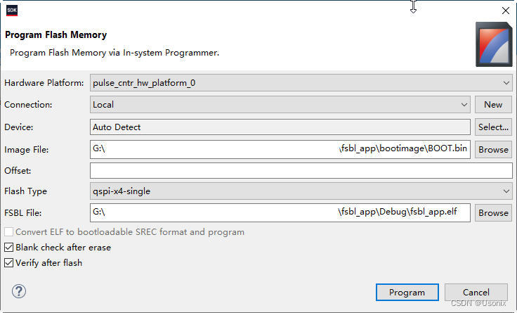 Vivado 2018.3 sdk烧写bin文件_warning: [xicom 50-100] the current boot mode is q-CSDN博客